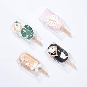 Amazon.com: JCXGRVC 100PCS 3.7 x 2.2 x 1.5 inches Cakesicle Boxes ...
