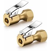 Amazon.com: AstroAI Air Chuck, Heavy Duty Open Flow Lock On Tire Chuck ...