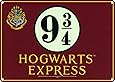 Amazon.com: Harry Potter Hogwarts Express Small Metal Sign 8" x 6 ...