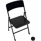 Amazon.com: 1/6 Scale Black Foldable Chair for 12" Action Figure ...