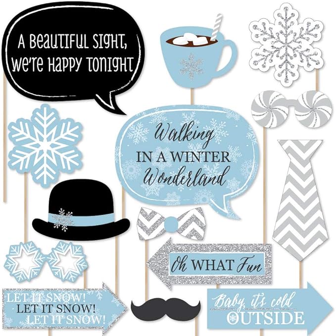 Winter Wonderland - Snowflake Holiday Party & Winter Wedding Photo ...