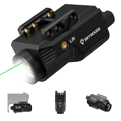 Skywoods Pistol Laser Light Combo - 800 Lumens Green Laser Beam ...