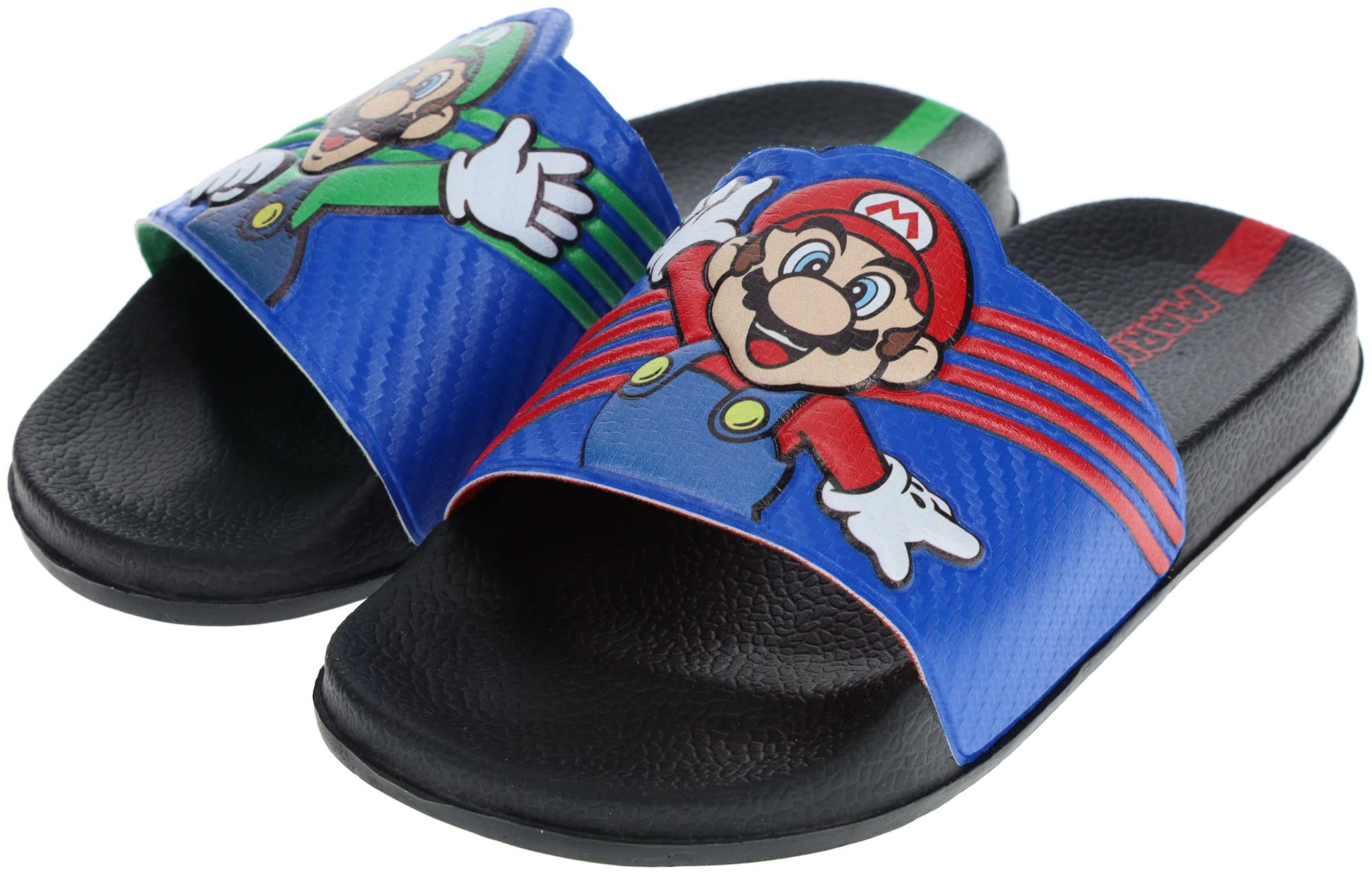 Mua Super Mario Nintendo Sandals, Mario and Luigi Mismatch Slide Sandal ...