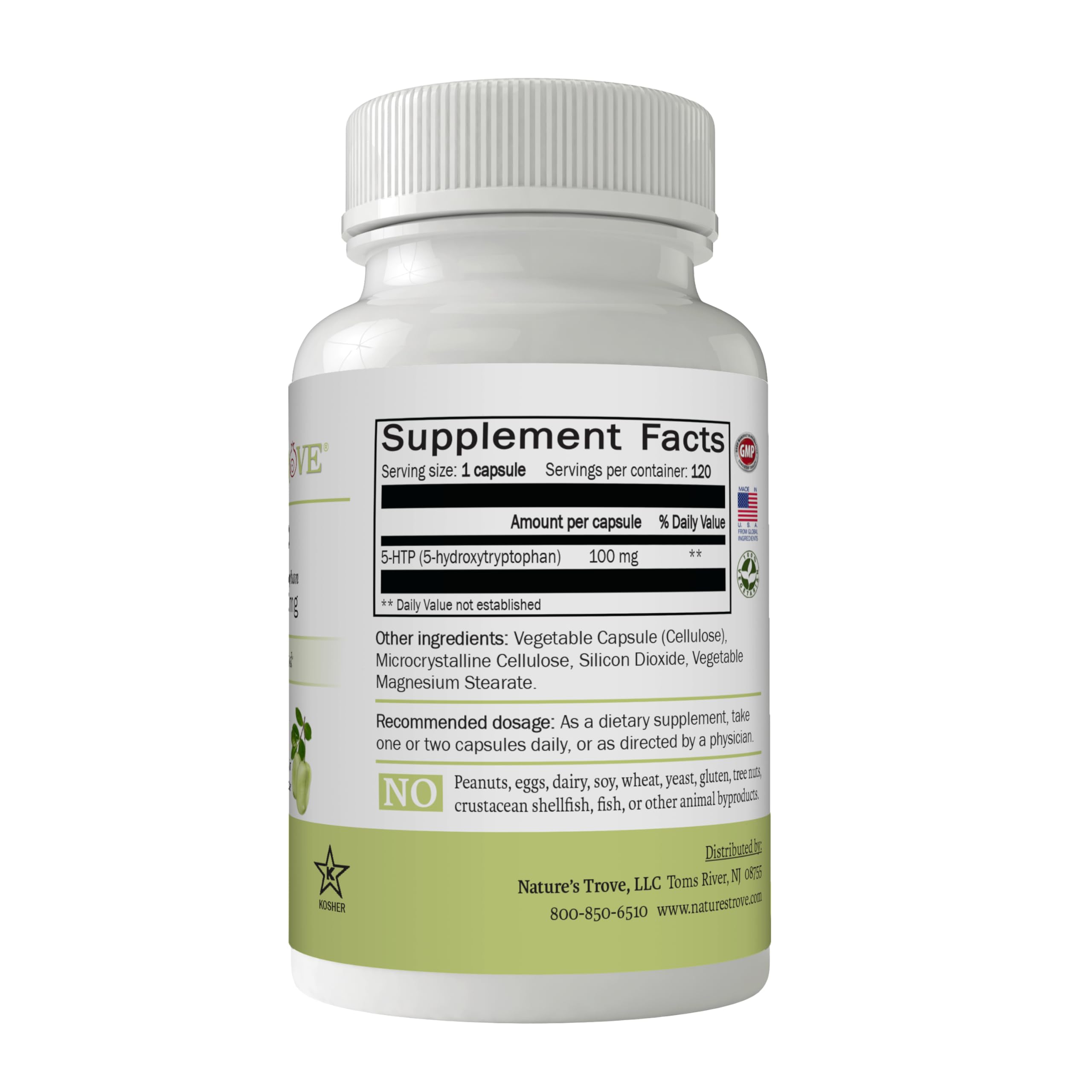 Mua Nature's Trove 5-HTP 100mg 120 Vegetarian Capsules trên Amazon Mỹ ...