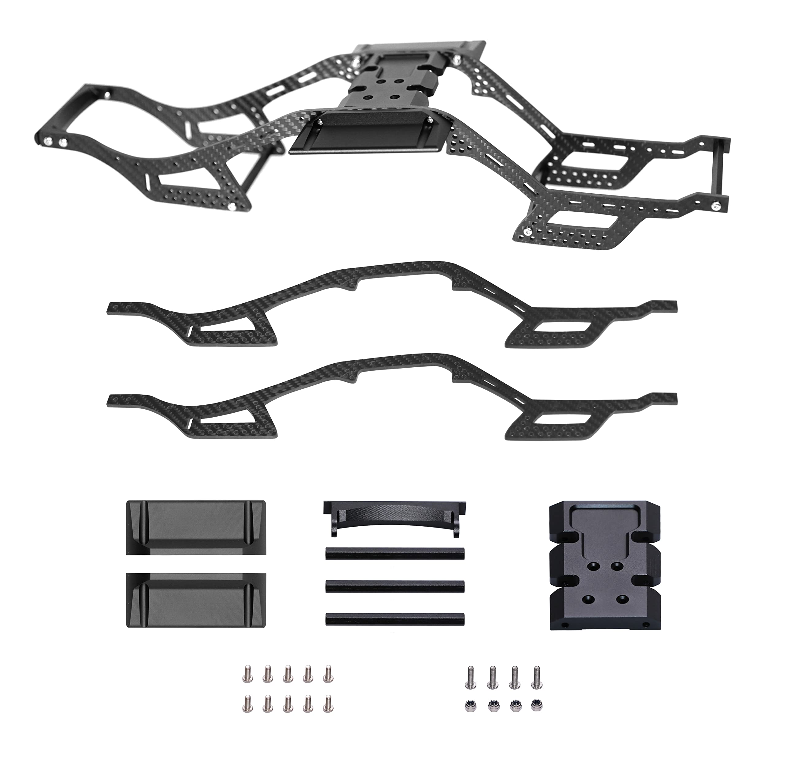 Mua YFGXFXF RC Frame Chassis Kit, Carbon Fiber LCG Chassis Set, Cheater ...