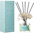 Amazon.com: L'odeur Vill Reed Diffuser Set, 6.7 oz(200ml) White Jasmine Scented Diffuser with 6 ...