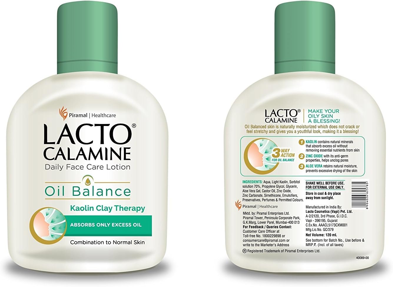 Lacto Calamine Skin Balance Oil Control (120 ml) normal – BigaMart