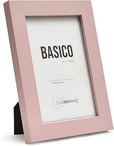 Amazon.com - EcoHome 5x7 Picture Frames Pink - Made of Wood, for Wall ...