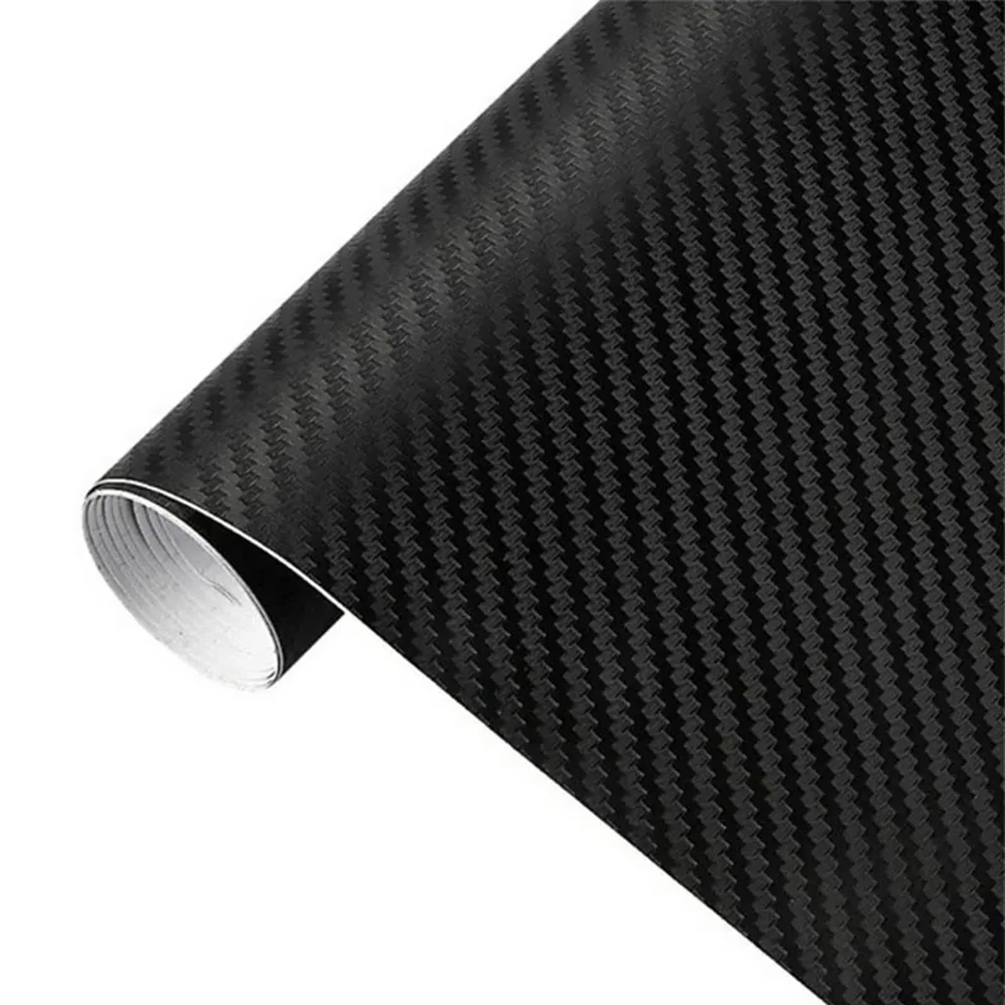 Mua 3D Black Carbon Fiber Vinyl Wrap, Air Release Technology Car Wrap ...