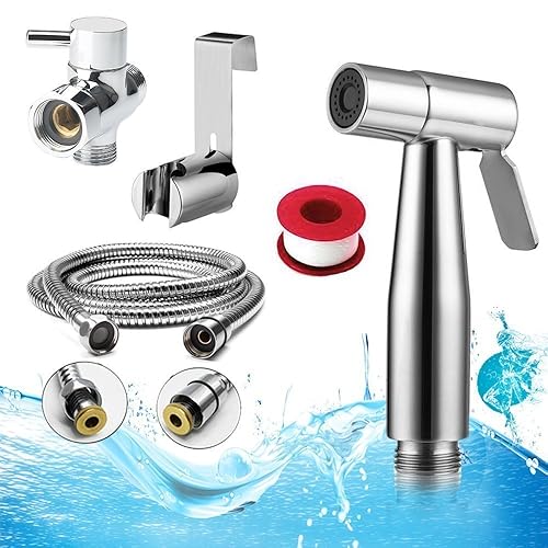 Bidet Shower Kit complete with hose and wall mounting bracket (MET2380 ...