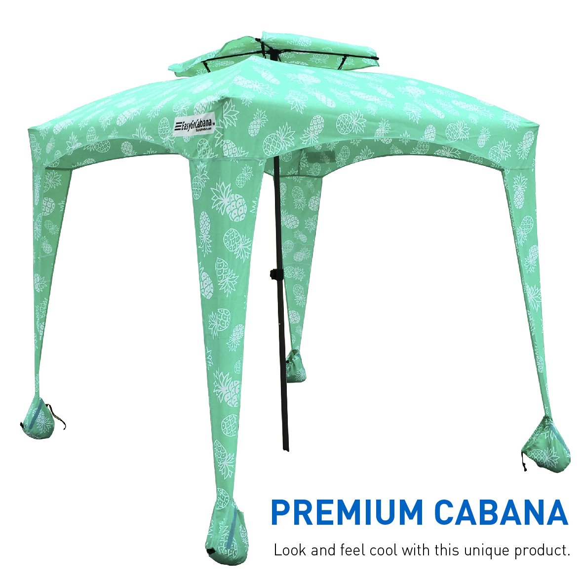 EasyGo Cabana - 6' X 6' - Beach & Sports Cabana Keeps You Cool and ...