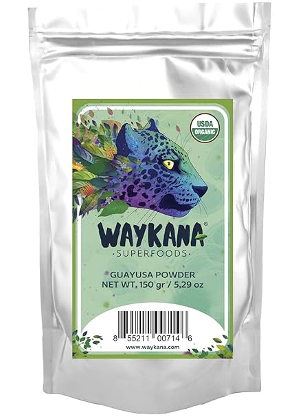 Amazon.com : WAYKANA Guayusa Organic Leaf Energy Tea Powder ...