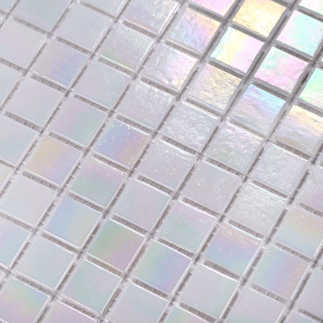 smafusion 11.5sqft Iridescent Tiles for Kitchen Backsplash, Bathroom ...