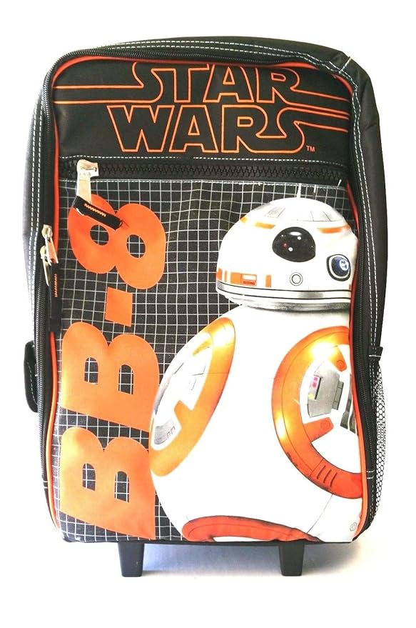 Amazon.com | Star Wars Luggage BB8 17 Inch Rolling Pilot Case, Orange ...