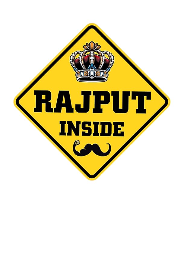 Vinyl Sticker Pack of 3 (4×4 Inch) | Logo Rajput Inside | Water ...