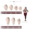 Skinister Silicone Hip Pads for Women | Realistic Hip Dip Shapewear for ...
