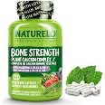 NATURELO Calcium Supplement - Bone Strength with Vitamins