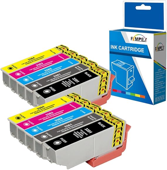 Fimpex Compatible Encre Cartouche Remplacement pour Epson XP-530 XP-540 ...