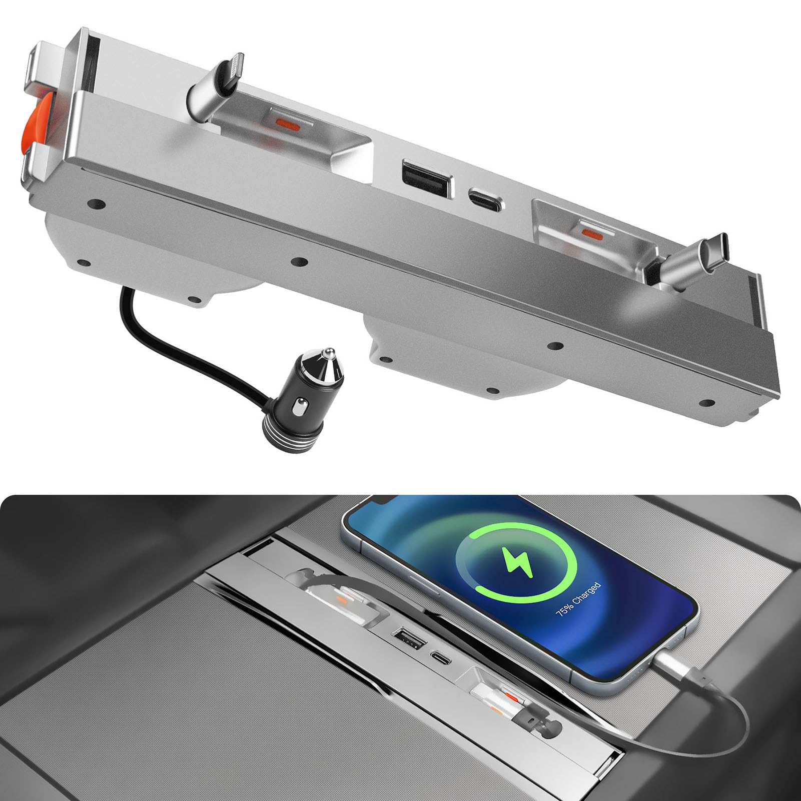 USB Hub Docking Station for Tesla Model 3 Highland 2024 Central Control ...