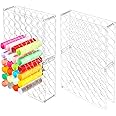 Amazon.com: Wenqik 2 Pack Vinyl Storage Organizer 70 Holes Vinyl Roll ...