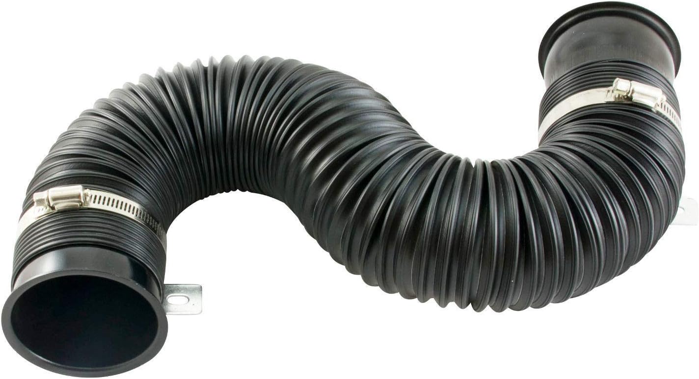Universal Ansaugrohr flexibel 76mm mit Halter Flexschlauch 3 ...