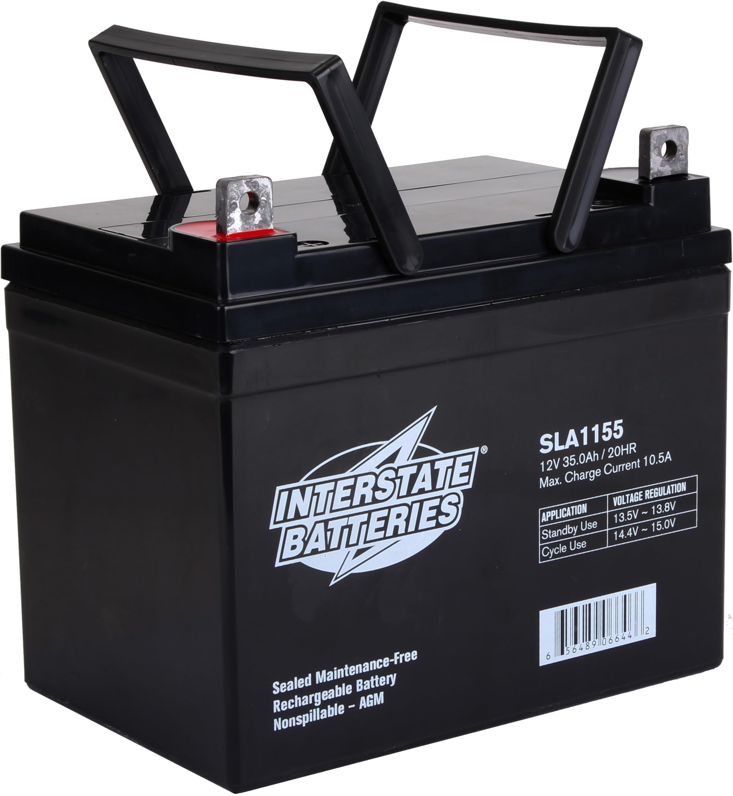 Interstate Batteries 12V 35Ah Battery (Flag Terminal) SLA AGM VRLA ...