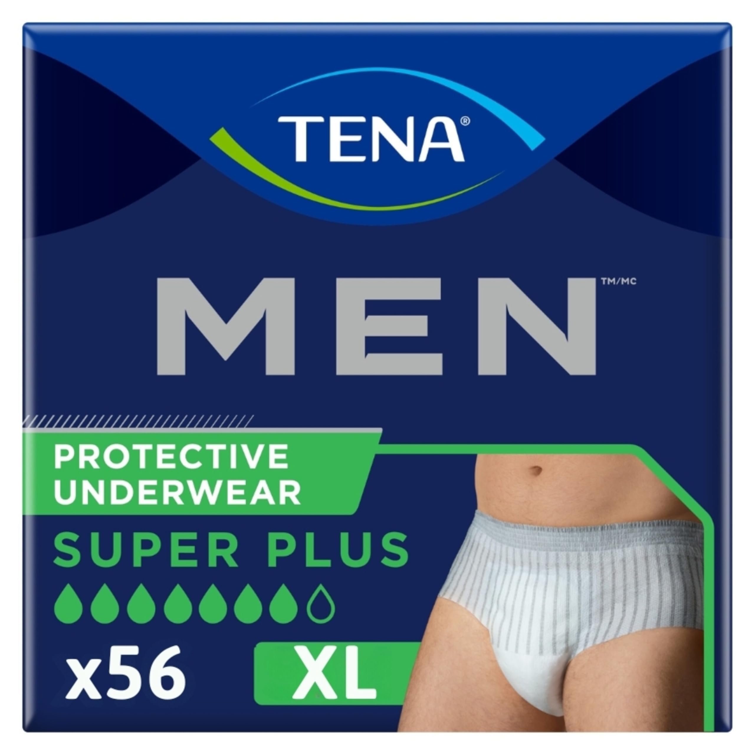 Tena Incontinence Underwear For Men Protective Super Plus Extra 2080