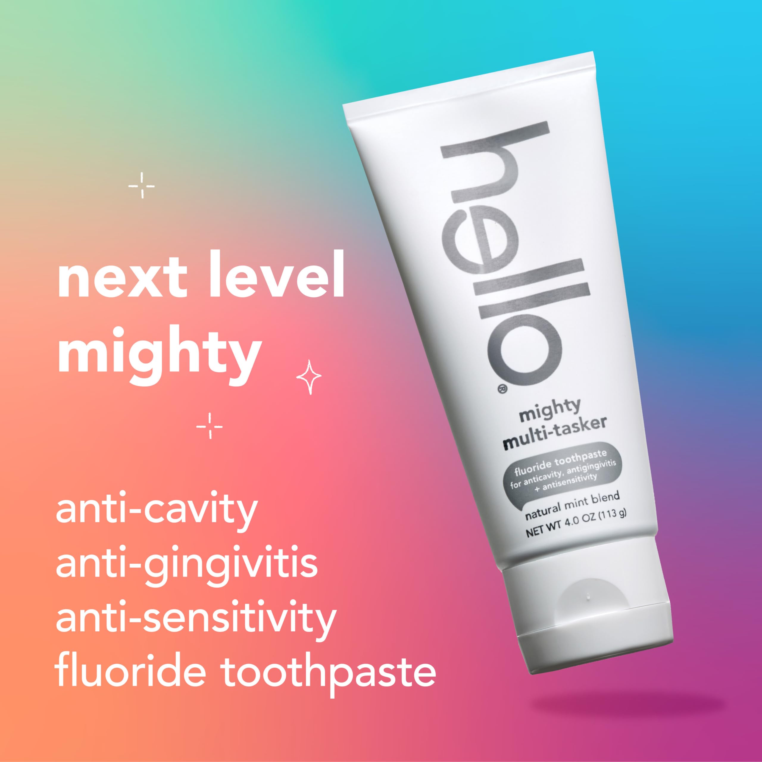 Mua hello 8 in 1 Mighty Multi-Tasker Fluoride Toothpaste Pack, SLS Free ...