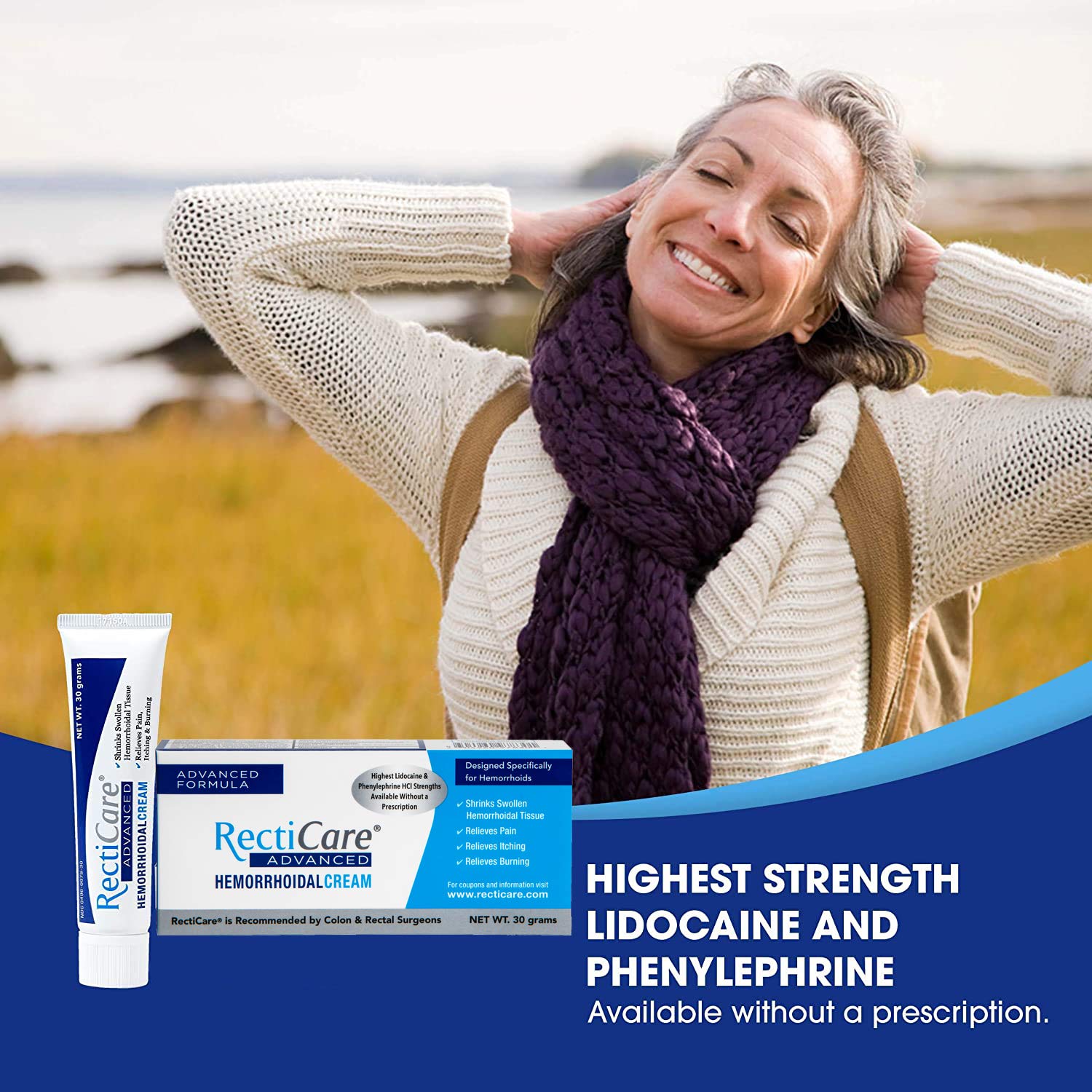 Mua Recticare Advanced Hemorrhoidal Cream: Advanced Treatment to Shrink ...