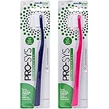 Amazon.com: PRO-SYS® Adult Tapered Soft Toothbrush (Colorful 4-Pack ...