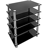 Amazon.com: Mount-It! AV Component Media Stand, Audio Tower and Media ...