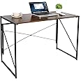 Amazon.com: HomGarden Folding Computer Desk Home Office Workstation ...