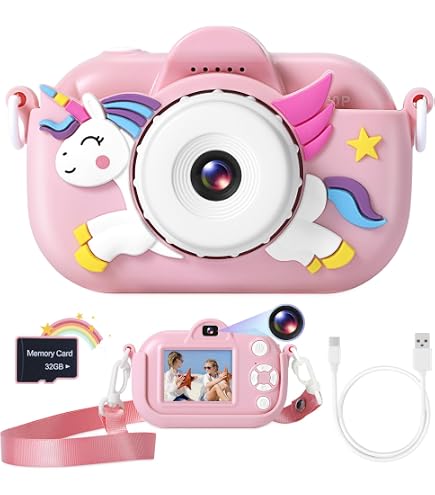Kids Polaroid Camera TEKFUN Magic Wand Camera For Kids - 1080P HD With ...