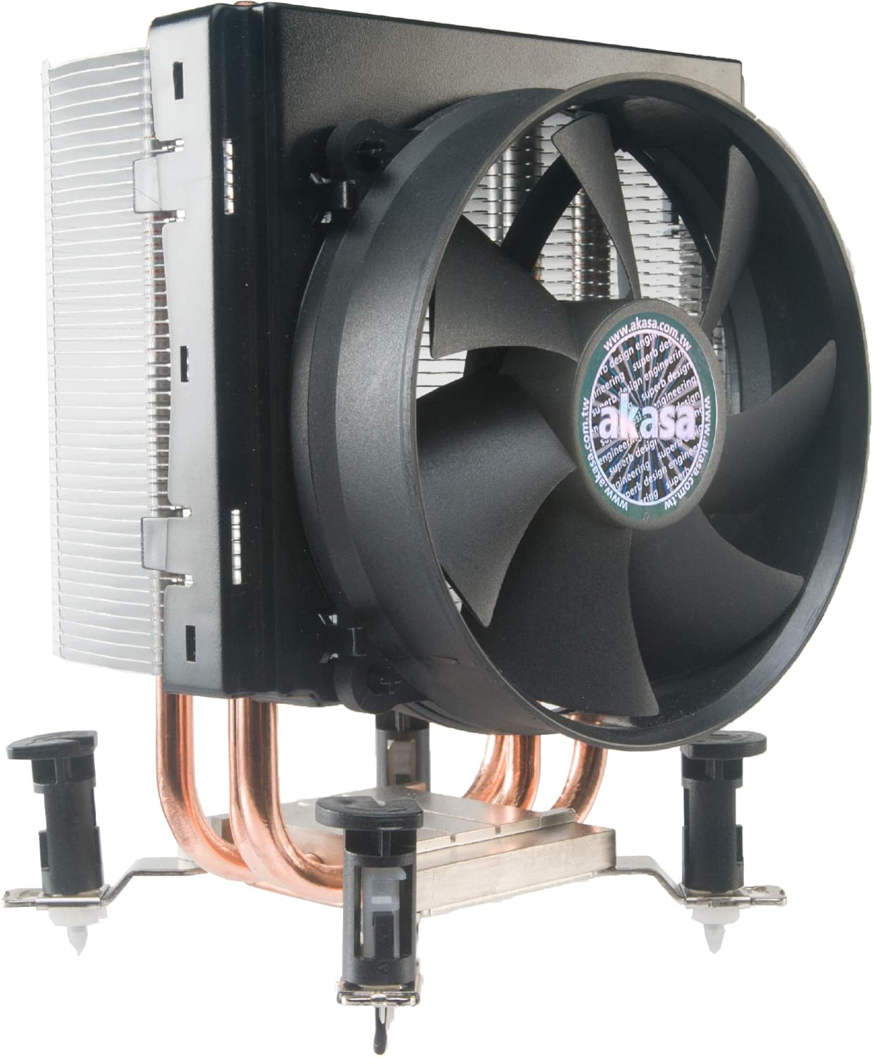 Akasa X4 | CPU Cooler | Copper Base & Heatpipes | Low Noise Fan with ...