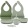 Amazon.com: Lalo First Bites Silicone Baby Feeding Set - Baby Led ...