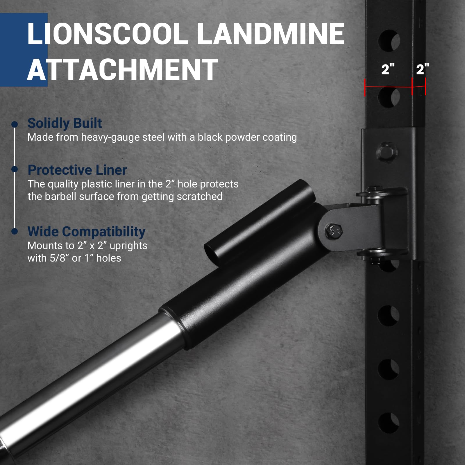 Mua LIONSCOOL Power Rack Landmine Attachments, Ultra-Durable T-Bar Row ...