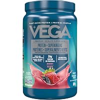 Vega Sport Vegan Protein Powder + Recovery - 30g Plant Based Protein ...