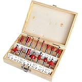 1/8" Shank HSS Router Bits Rotary Tool Fit Dremel for Woodworking ...