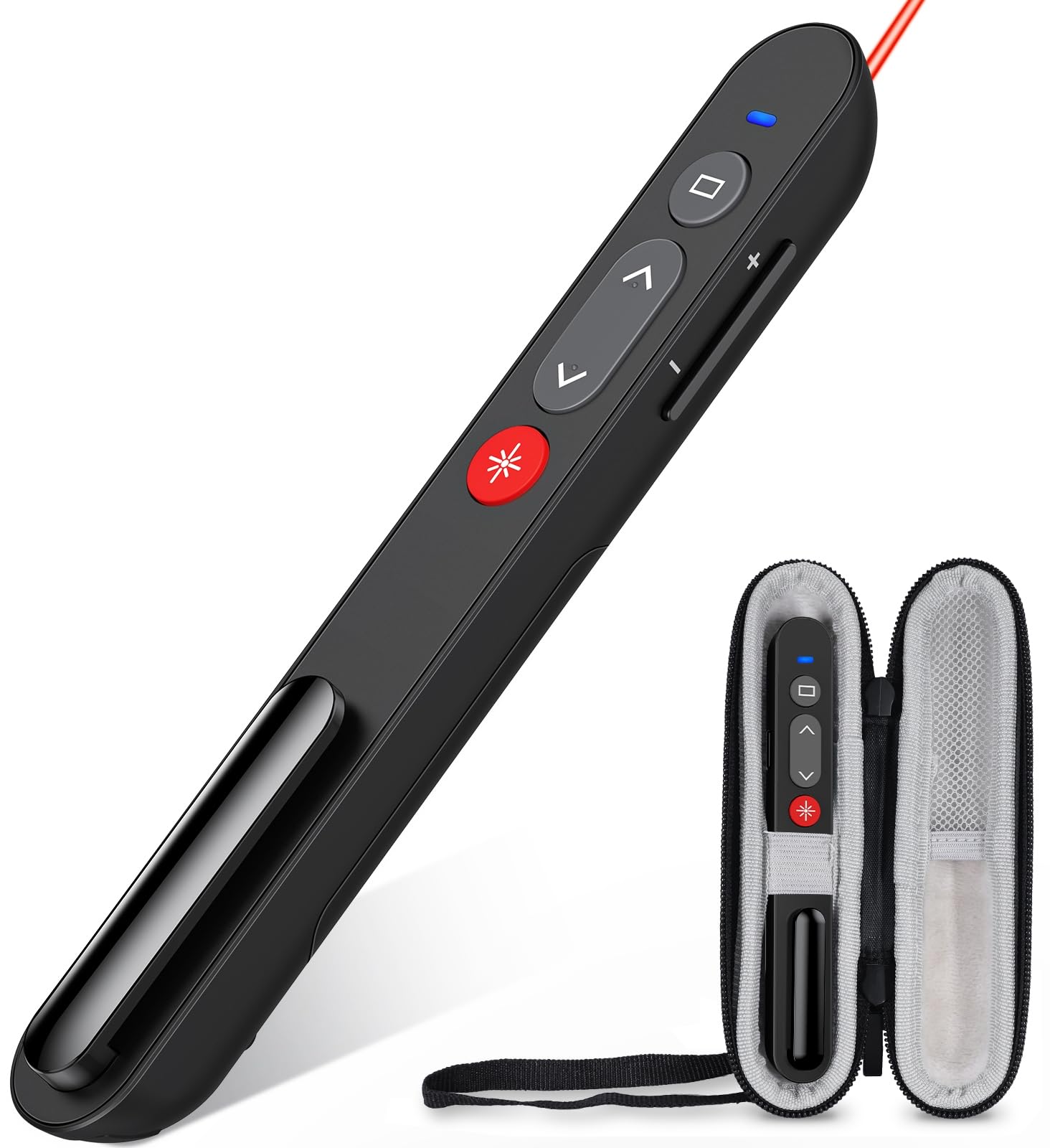 NinjajoyOX Presentation Clicker with Case, Wireless Presenter for ...