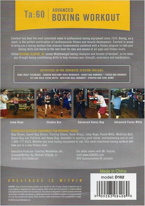 Everlast Boxing Workout Beginner Dvd – EOUA Blog