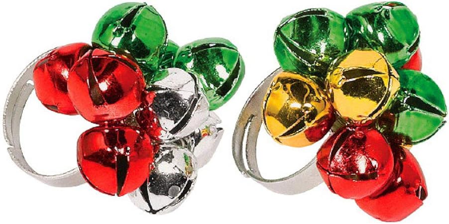 Amazon.com: Colorful Christmas Jingle Bell Ring, 24 Ct.: Toys & Games