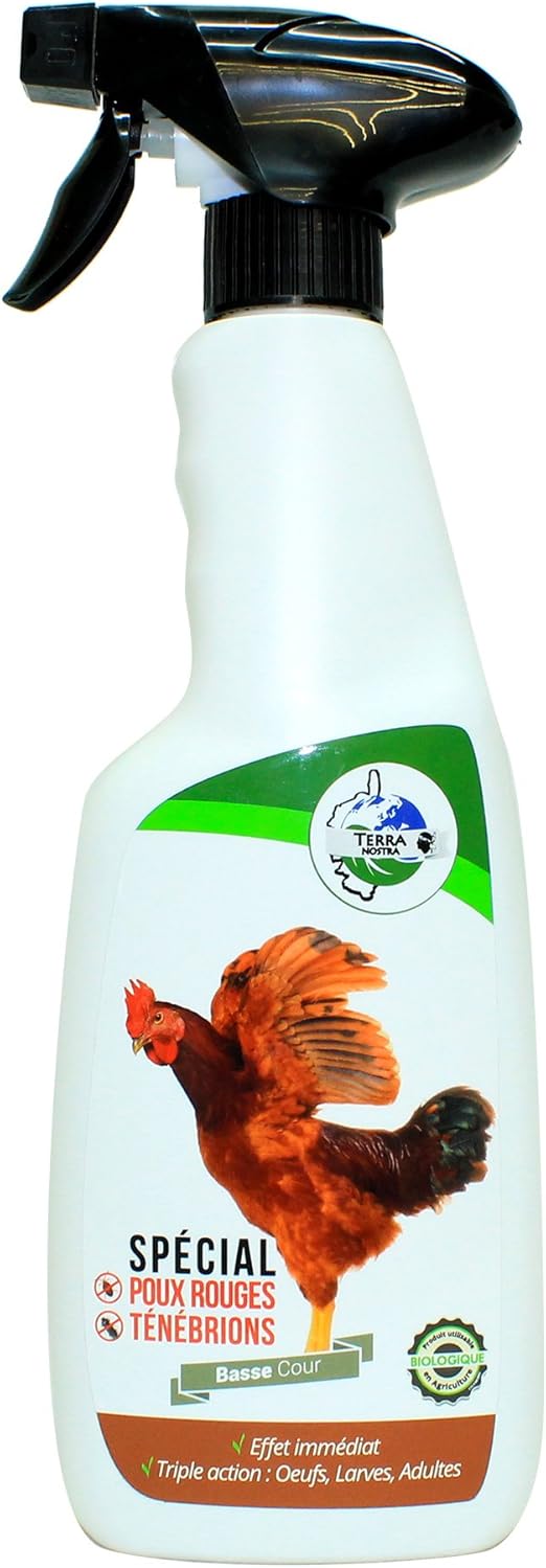 TERRA NOSTRA Insecticide Naturel Basse Cour POUX Rouges TENEBRIONS ...
