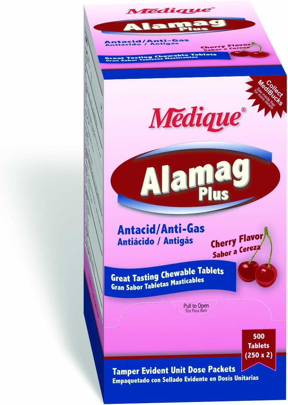 Medique 24713 Alamag Plus Antacid, Tablets, 500-Pack - - Amazon.com