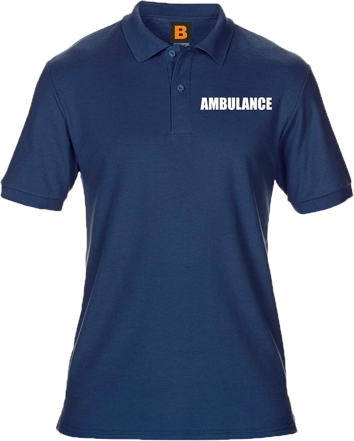 Ambulance Printed Navy Polo Shirt, Medical Clothing: Amazon.co.uk: Clothing