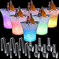 Amazon.com: 18 Pcs LED Ice Bucket Bulk with Scoop and Clip 5 L Ice ...