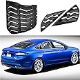 Amazon.com: Rear and Side Window Louvers for 2013-2020 Ford Fusion ...