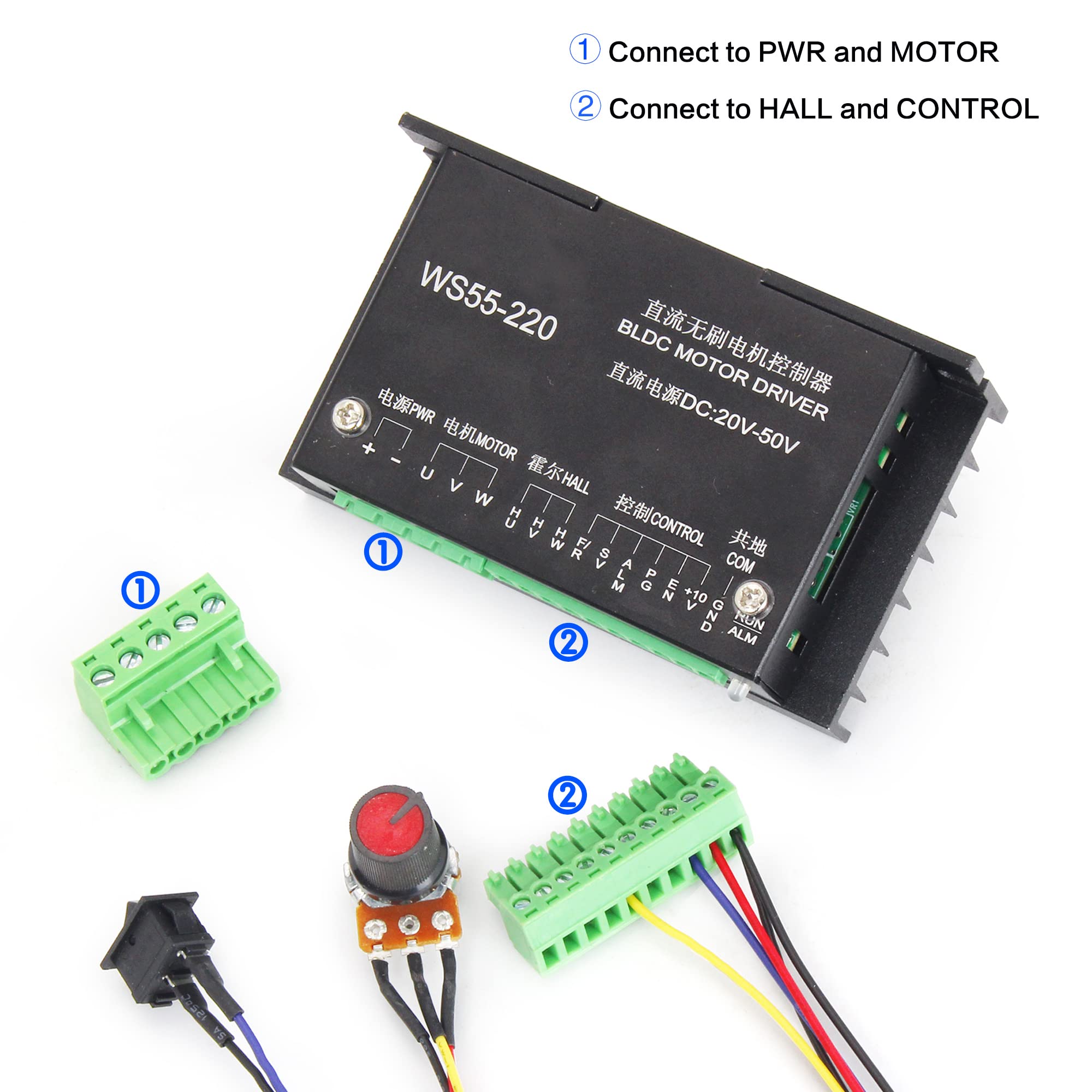 Mua RATTMMOTOR DC Brushless Spindle Motor Kit, 500W 48V Spindle Motor ...