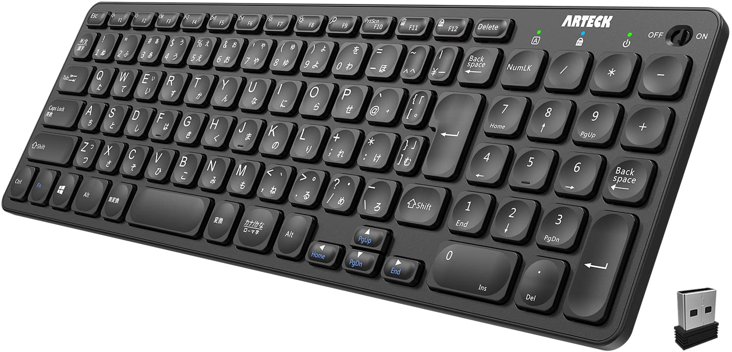 Mua Arteck 2.4G Wireless Keyboard Wireless Lightweight Full Size with ...