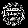 Amazon.com: Laundry Room Decor Sticker for Washer & Dryer Self Service ...