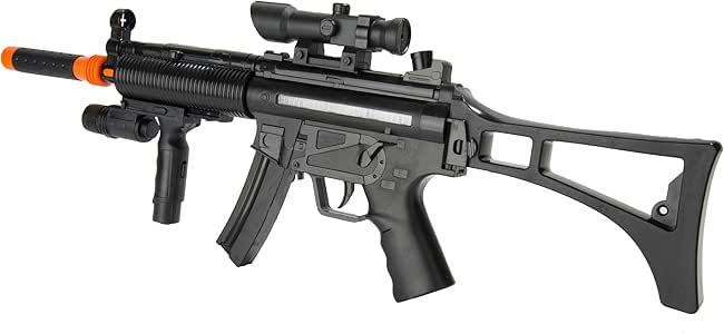 Amazon.com: VG Kid's Realistic SMG Toy Machine Gun Rifle with Scope ...